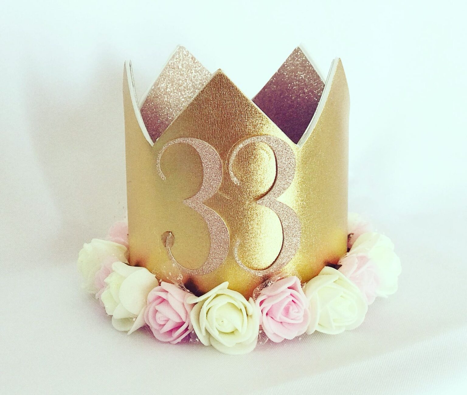 coronas cumpleaños, coronas artesanales, coronas personalizadas, 33 ...