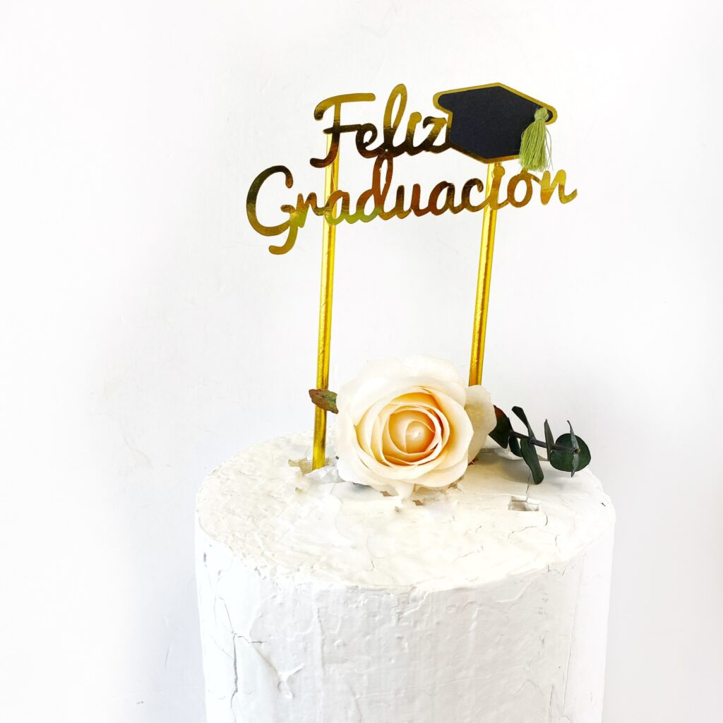 Topper para tarta Graduación - Nube de Caramelo