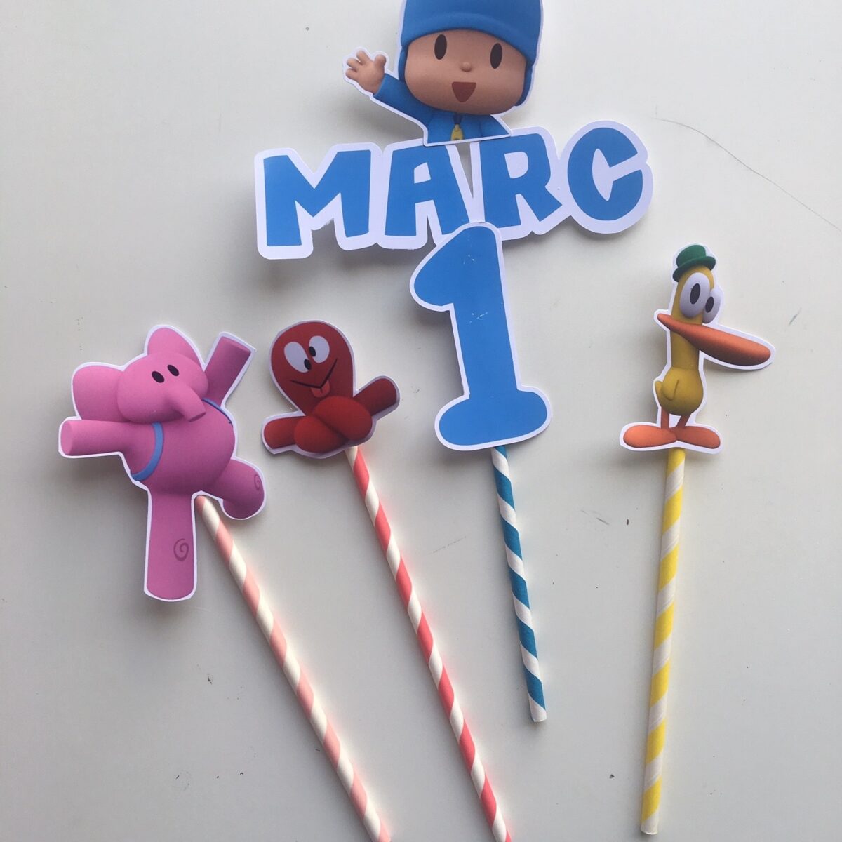 topper de tarta, topper pocoyó, pocoyó, tarta pocoyó,