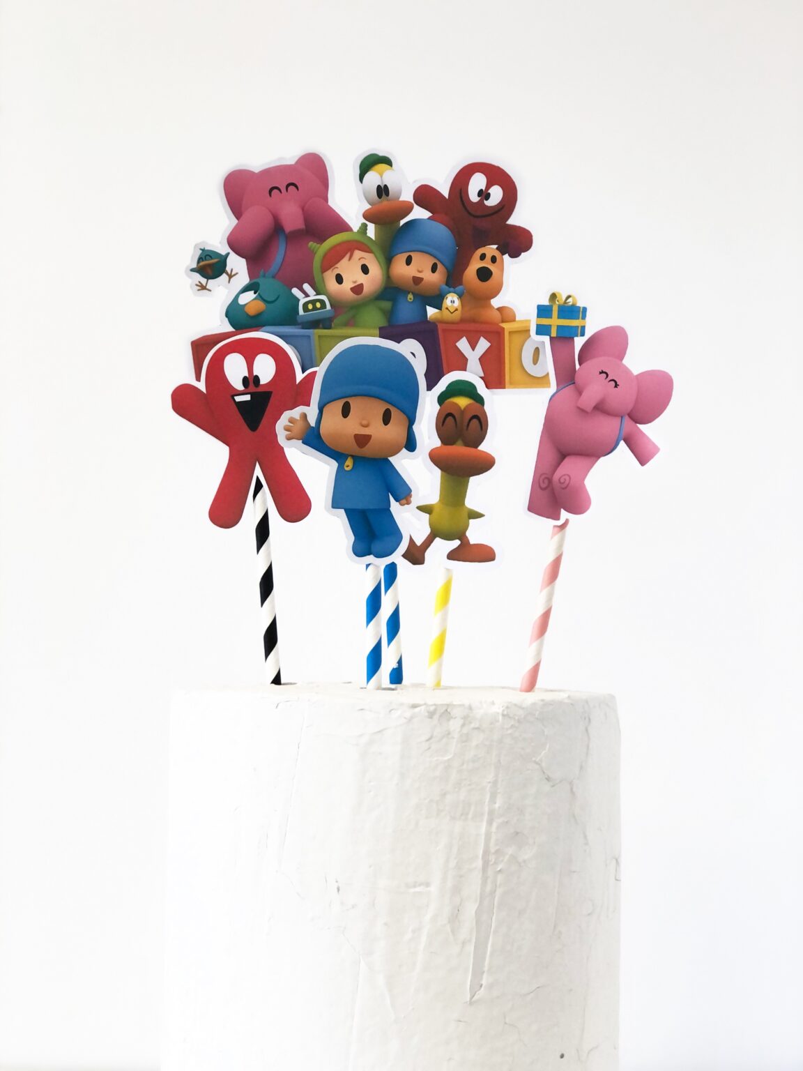 topper de tarta, topper pocoyó, pocoyó, tarta pocoyó,