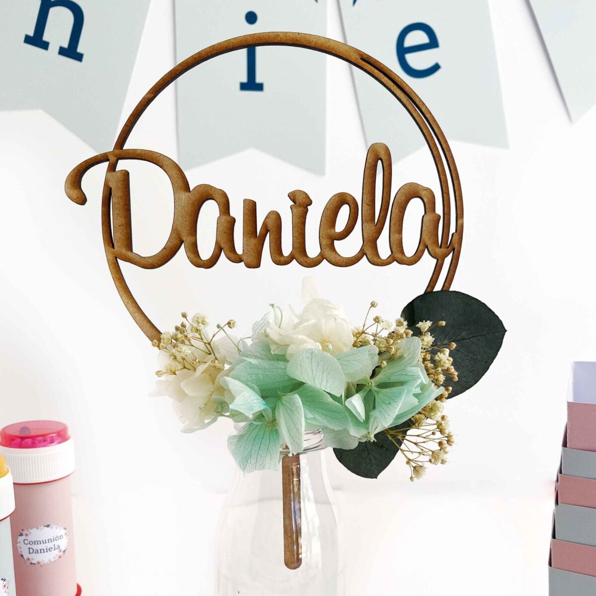 topper-para-tarta-comunion-y-bodas-flores-madera-flores-personalizado