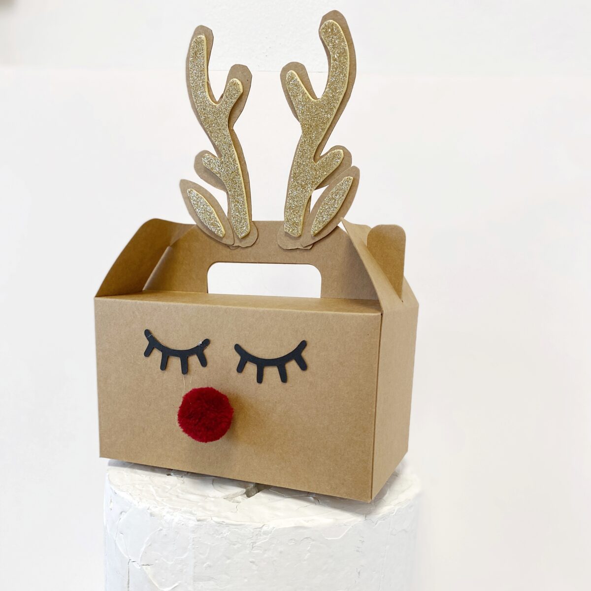Caja De Navidad Rudolph